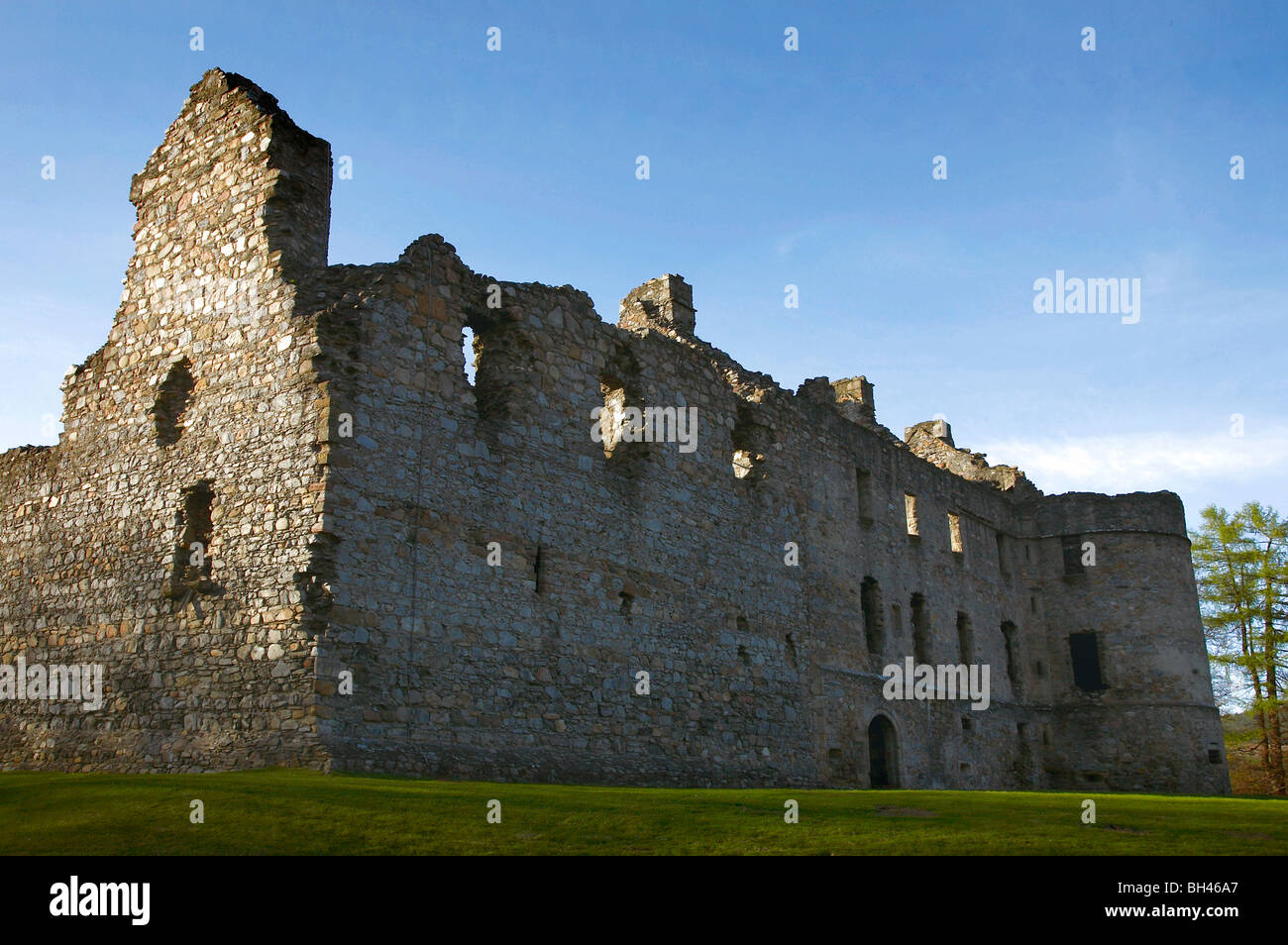 Balvenie castle ruins near Dufftown. Built by the Comyn Clan in the ...