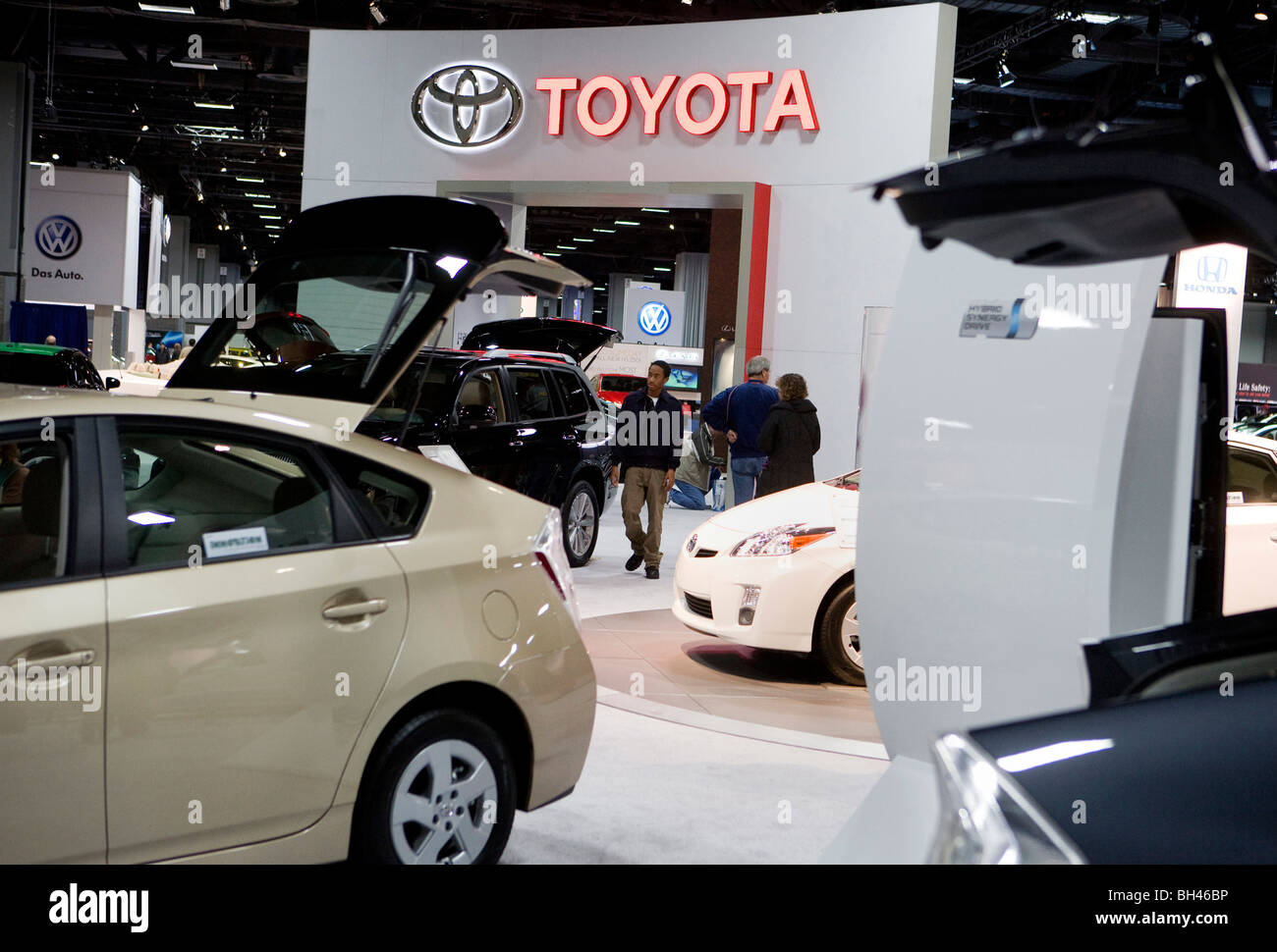 Toyota vehicles on display Stock Photo - Alamy