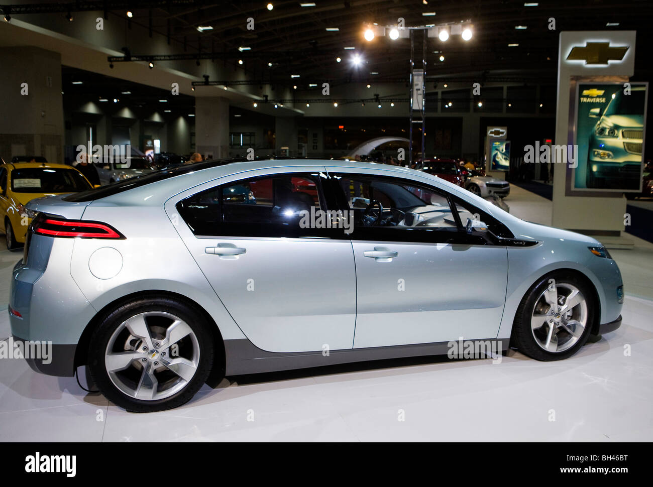 A Chevy Volt on display Stock Photo - Alamy