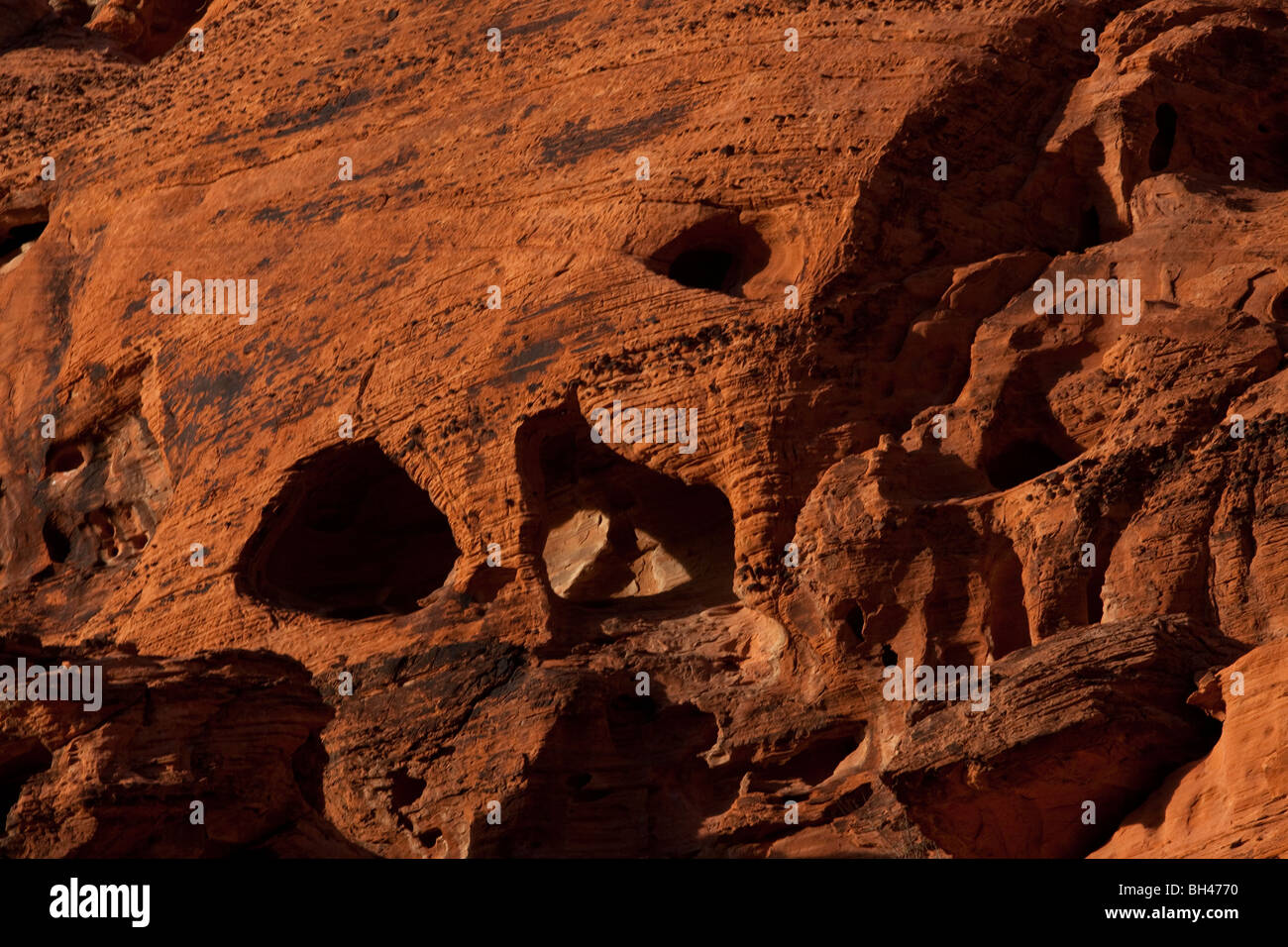 Strange Rock Formations, Valley of Fire State Park, Nevada, USA Stock ...