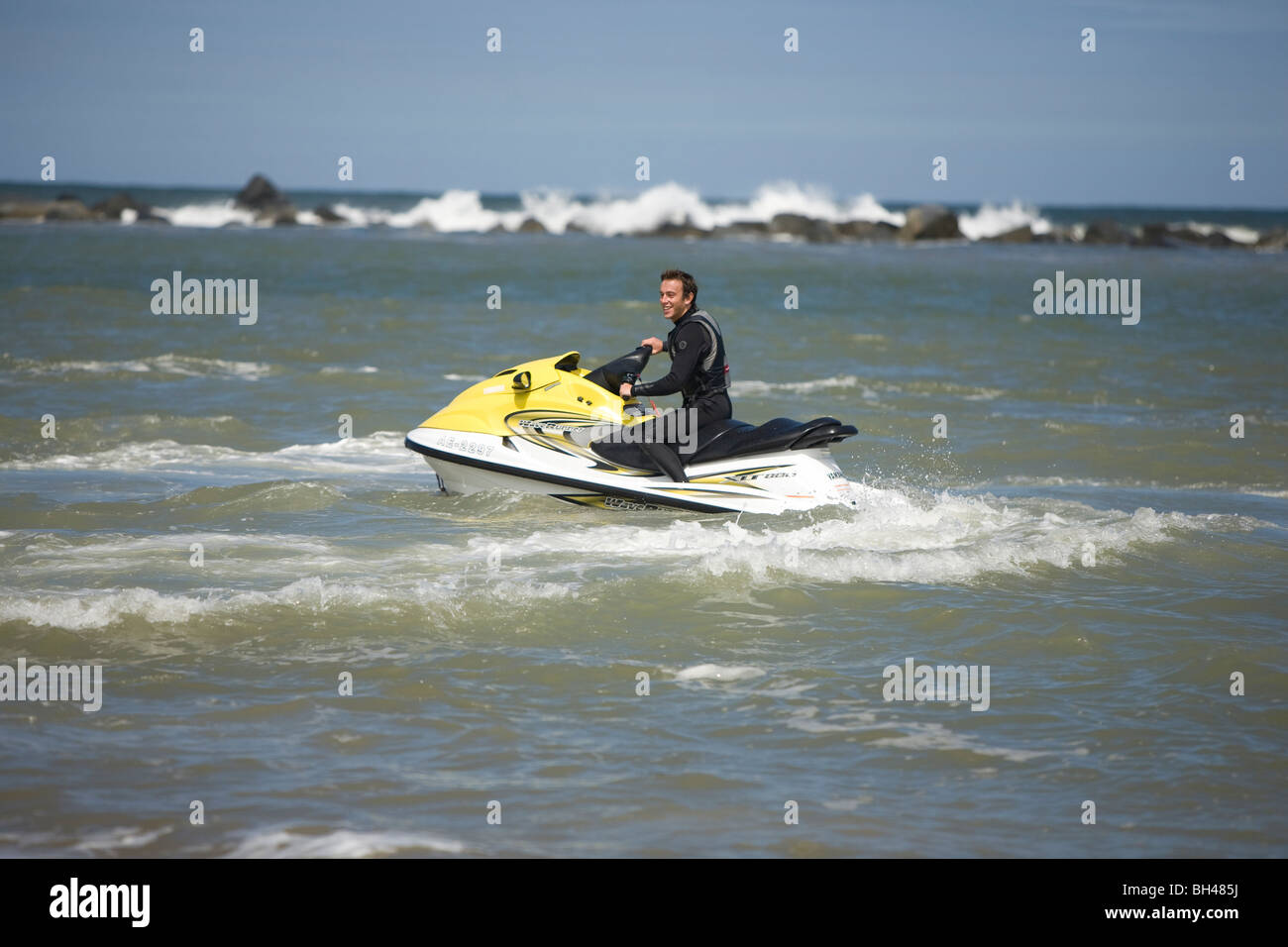 Man on jet ski hi-res stock photography and images - Alamy