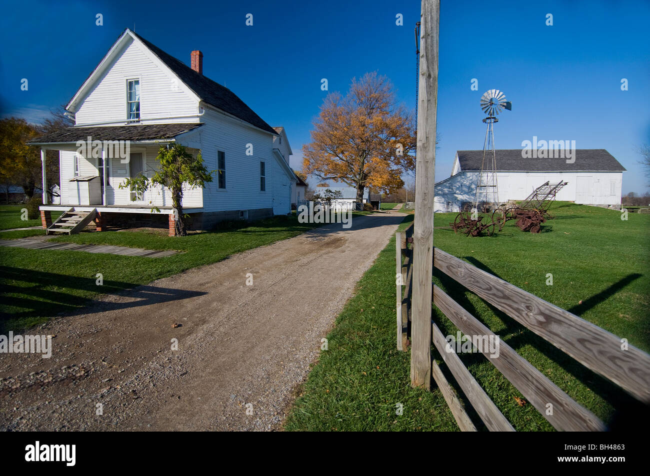 Farm at Amish Acres in Nappanee, Indiana Stock Photo - Alamy