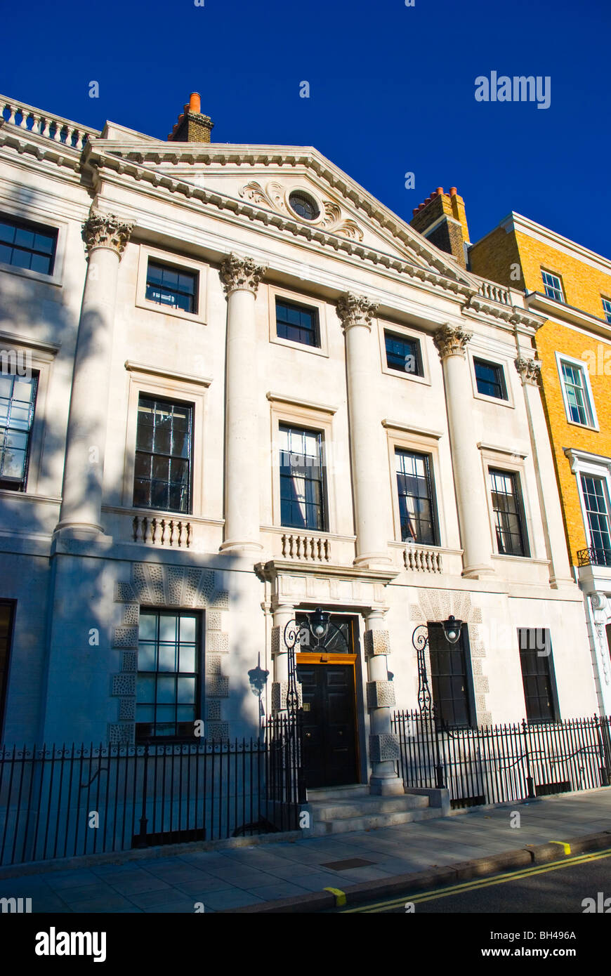 Architecture at Cavendish Square Marylebone central London England UK ...