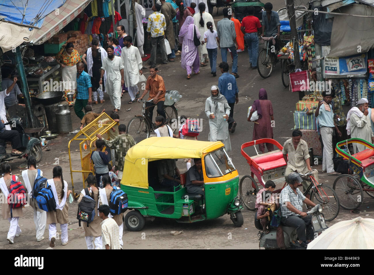 Auto rickshaw delhi hi-res stock photography and images - Alamy