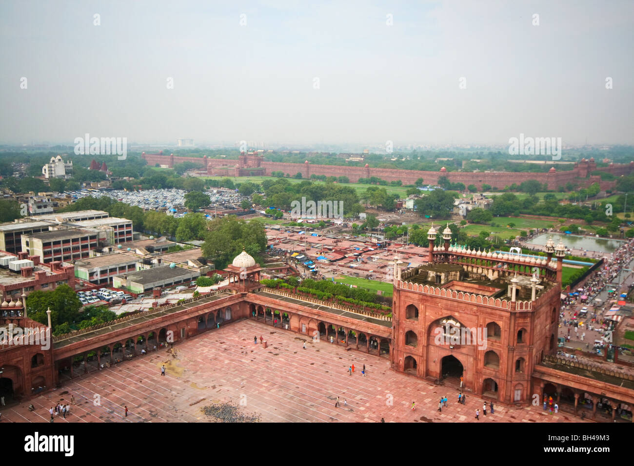 Mosque India Islam Jama Masjid Old Delhi Red Fort Stock Photo - Alamy
