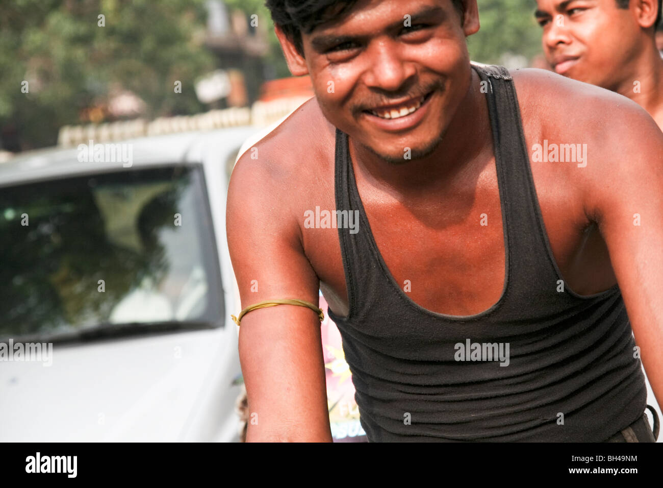 Delhi India Old Delhi Rickshaw Driver Men Stock Photo - Alamy