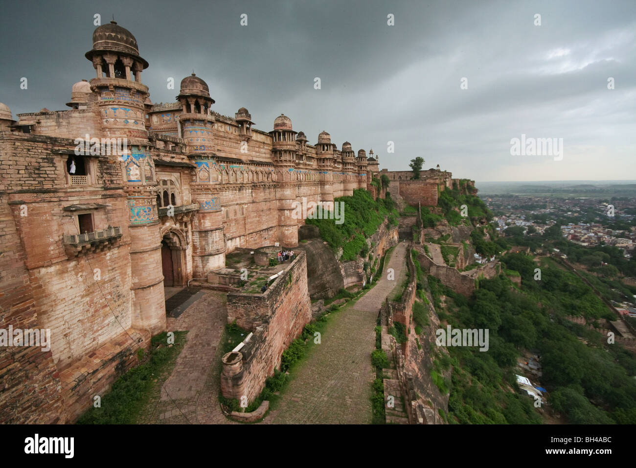 Fort Gwalior Fort India Madhya Pradesh Stock Photo - Alamy