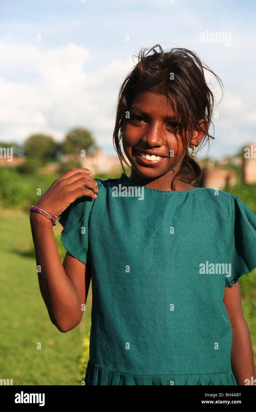 Datia India Kids Madhya Pradesh Villagers Work Stock Photo - Alamy