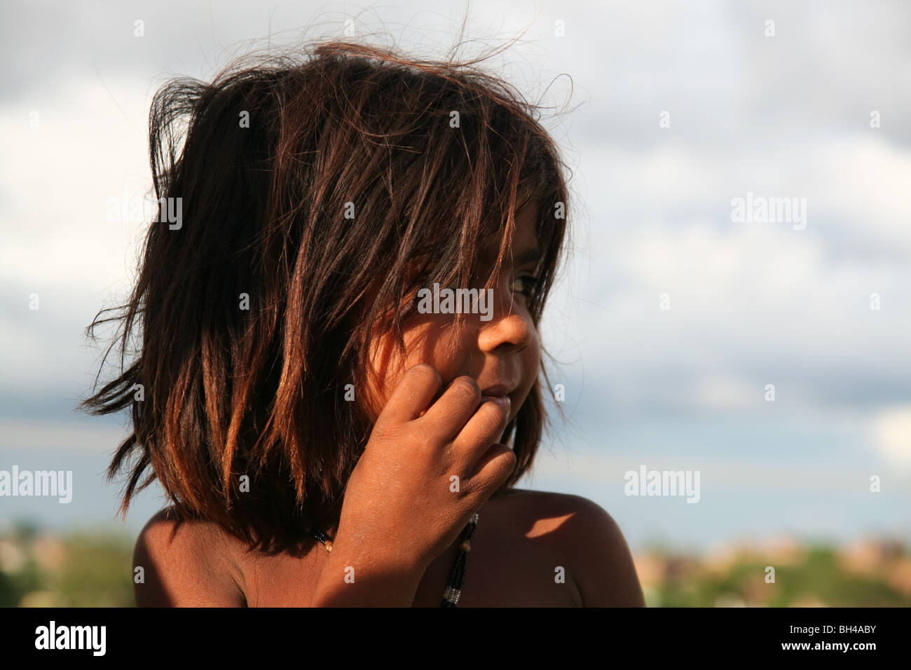Datia India Kids Madhya Pradesh Villagers Work Stock Photo - Alamy