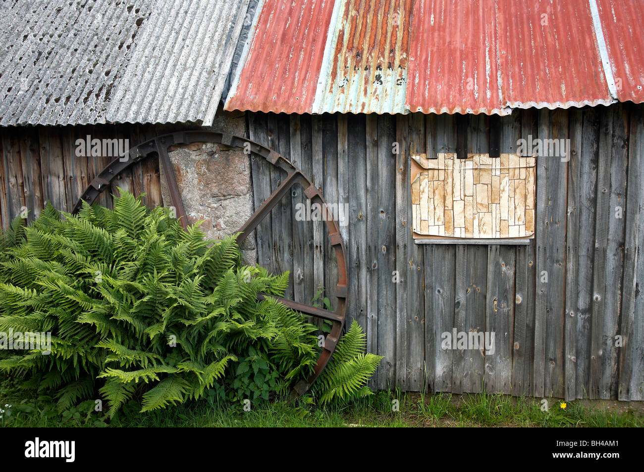 Historic wood working mill at Finzean Stock Photo - Alamy