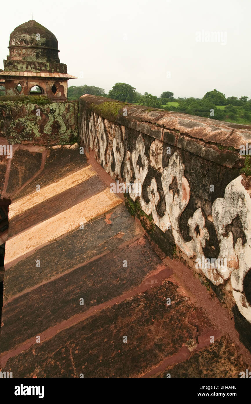 Architecture India Madhya Pradesh Mandu Palace Stock Photo - Alamy