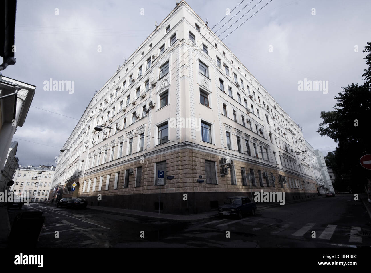 Architecture Houses Moscow Russia Streets Stock Photo - Alamy
