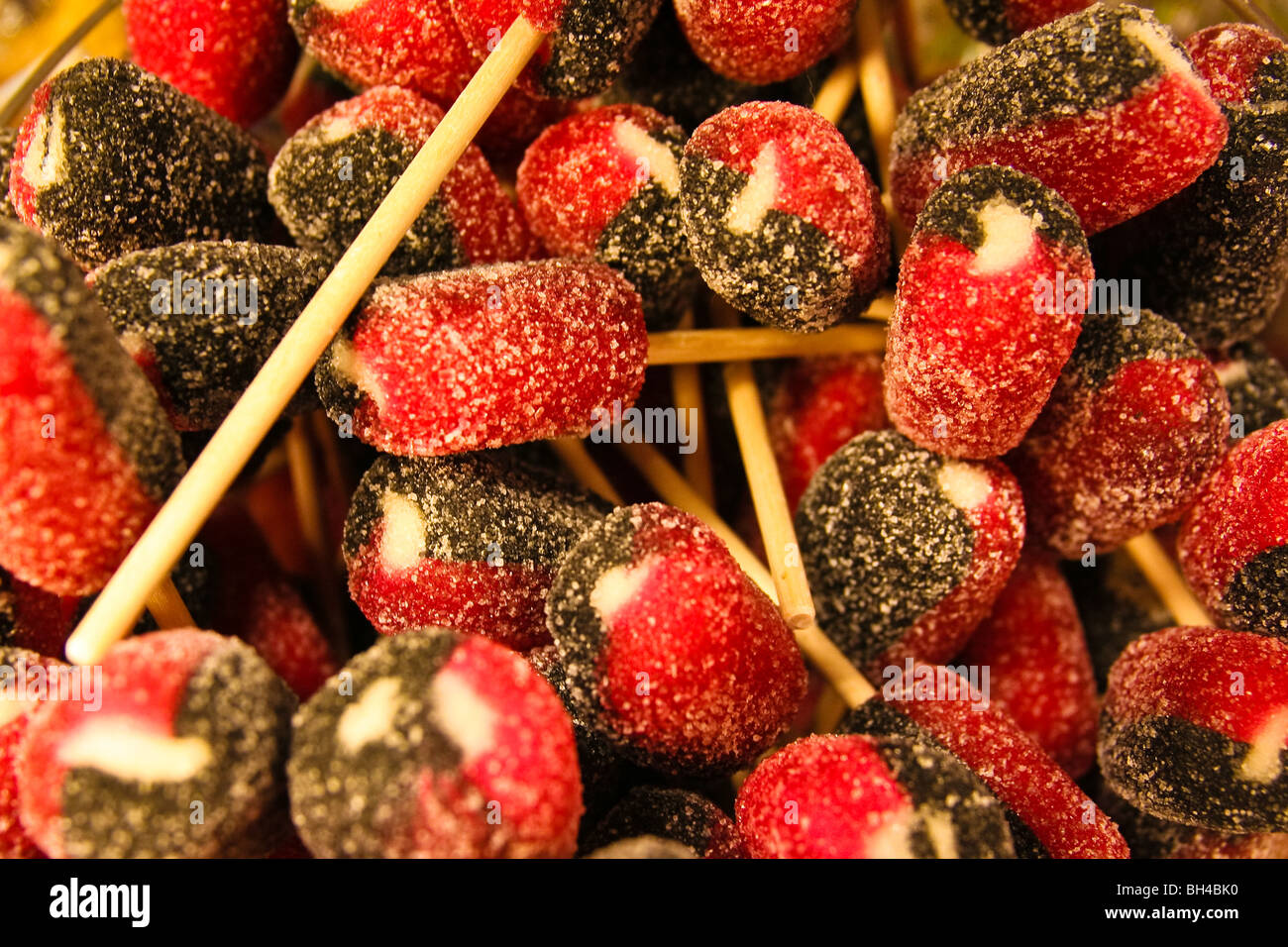 Detail Food Red Stockholm Sweden Sweets Textures Stock Photo - Alamy