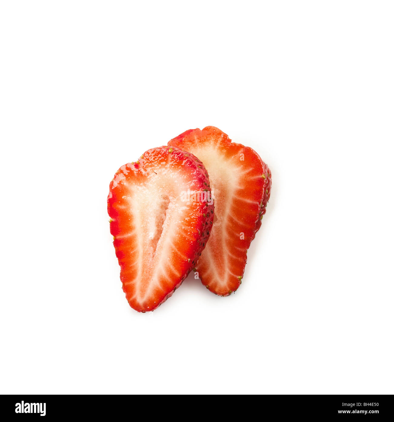 Strawberry cut in half hi-res stock photography and images - Alamy