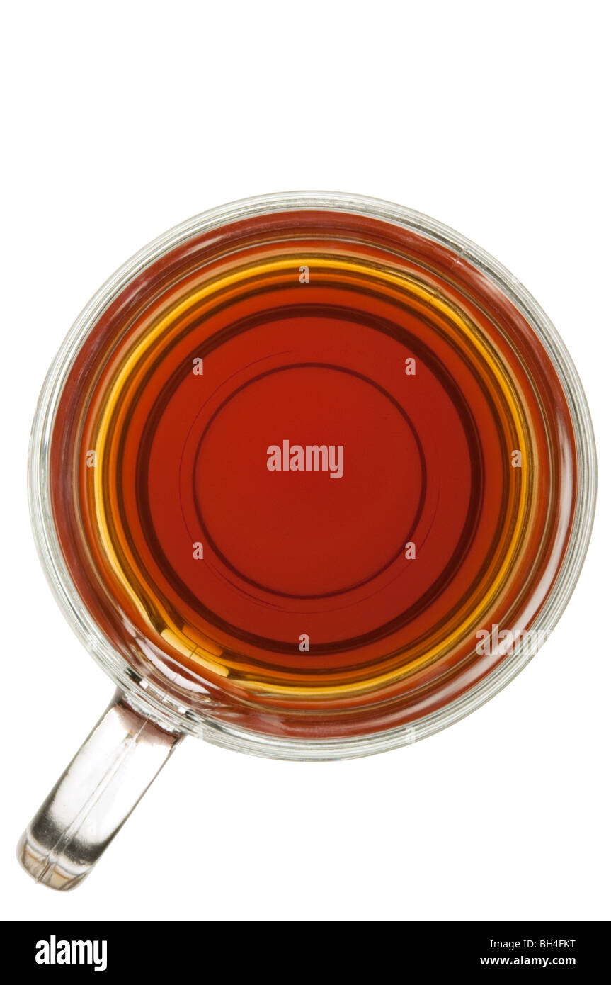 Tea cup from above hi-res stock photography and images - Alamy