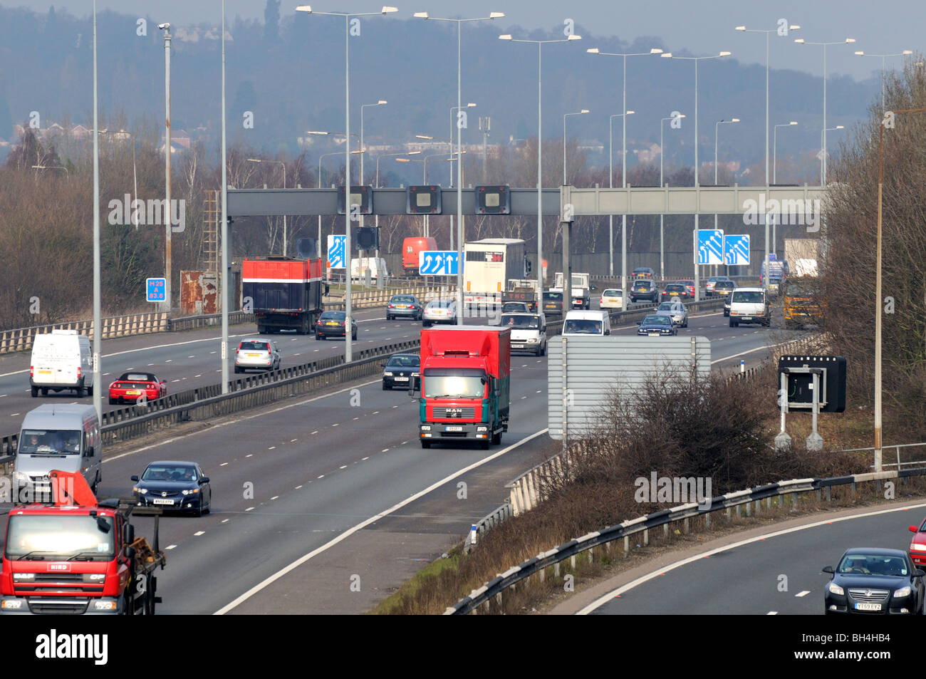 M25 junction hi-res stock photography and images - Alamy