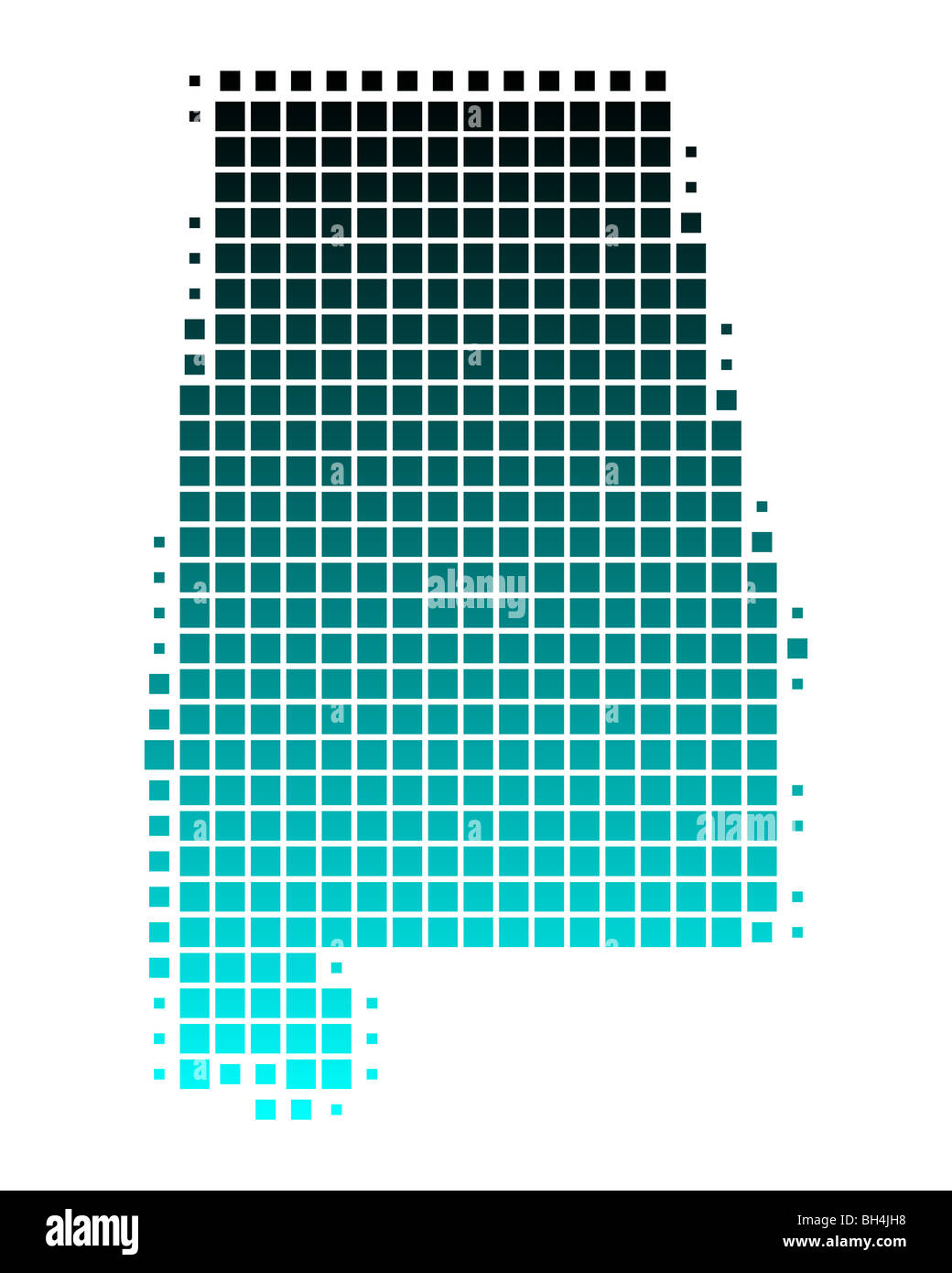 alabama geographical map