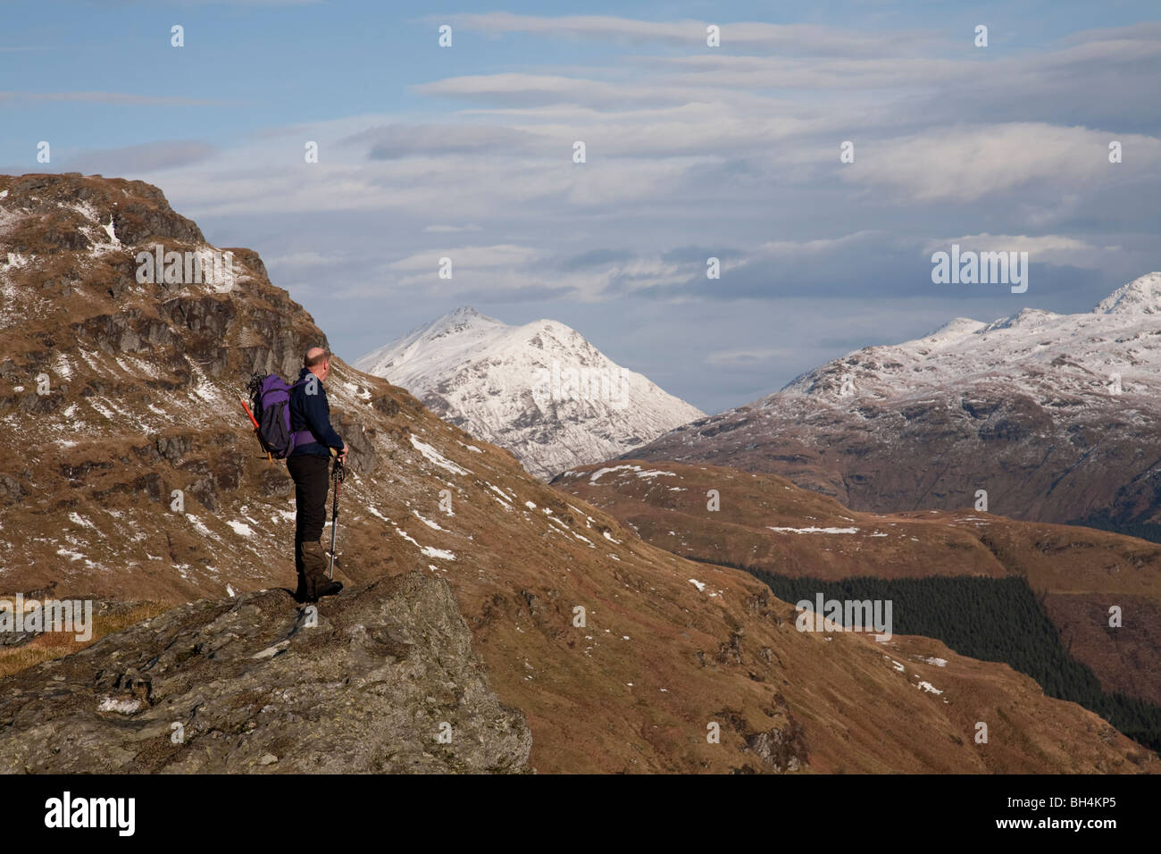 The Arrochar Alps from Beinn Bhula Stock Photo - Alamy