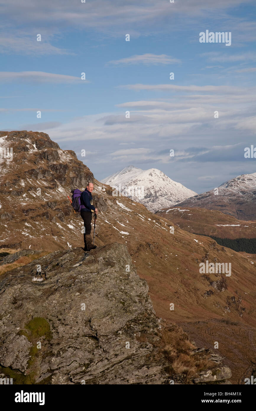 The Arrochar Alps from Beinn Bhula Stock Photo - Alamy