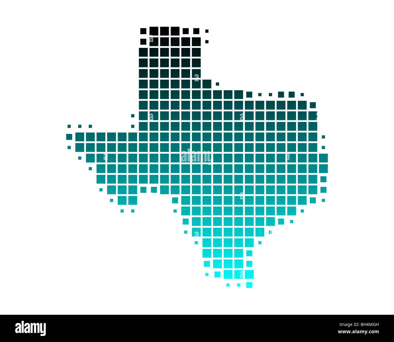 Map of Texas Stock Photo - Alamy
