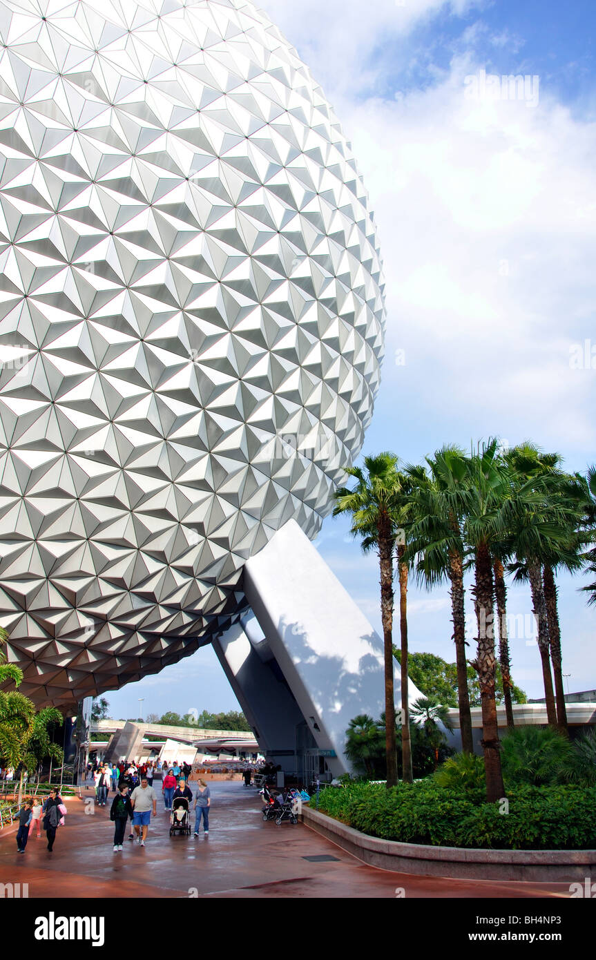 Spaceship Earth, Epcot, Disneyworld, Orlando, Florida, USA Stock Photo - Alamy