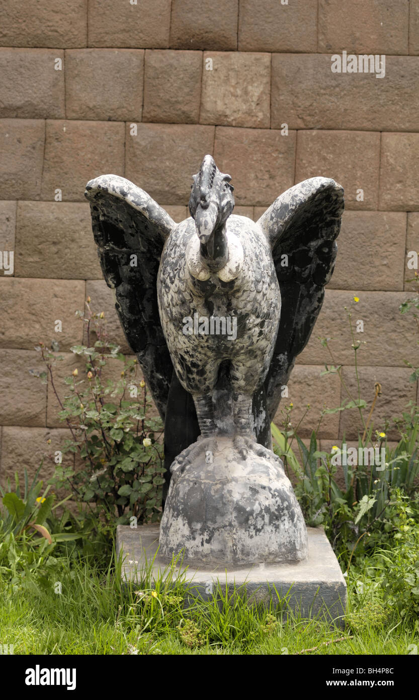 Condor statue, Cusco, Cuzco, Peru Stock Photo - Alamy