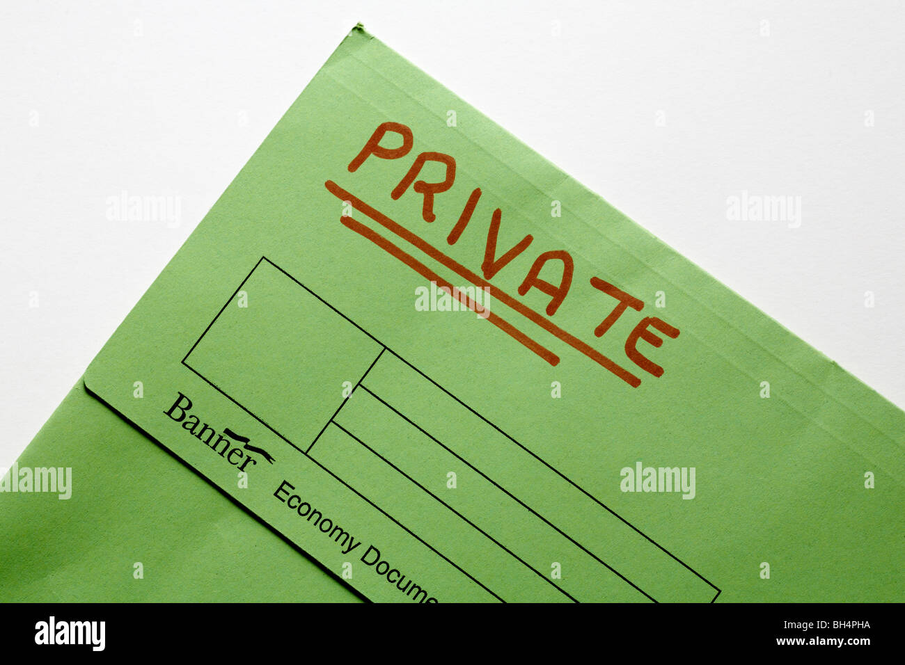 Private document hi-res stock photography and images - Alamy