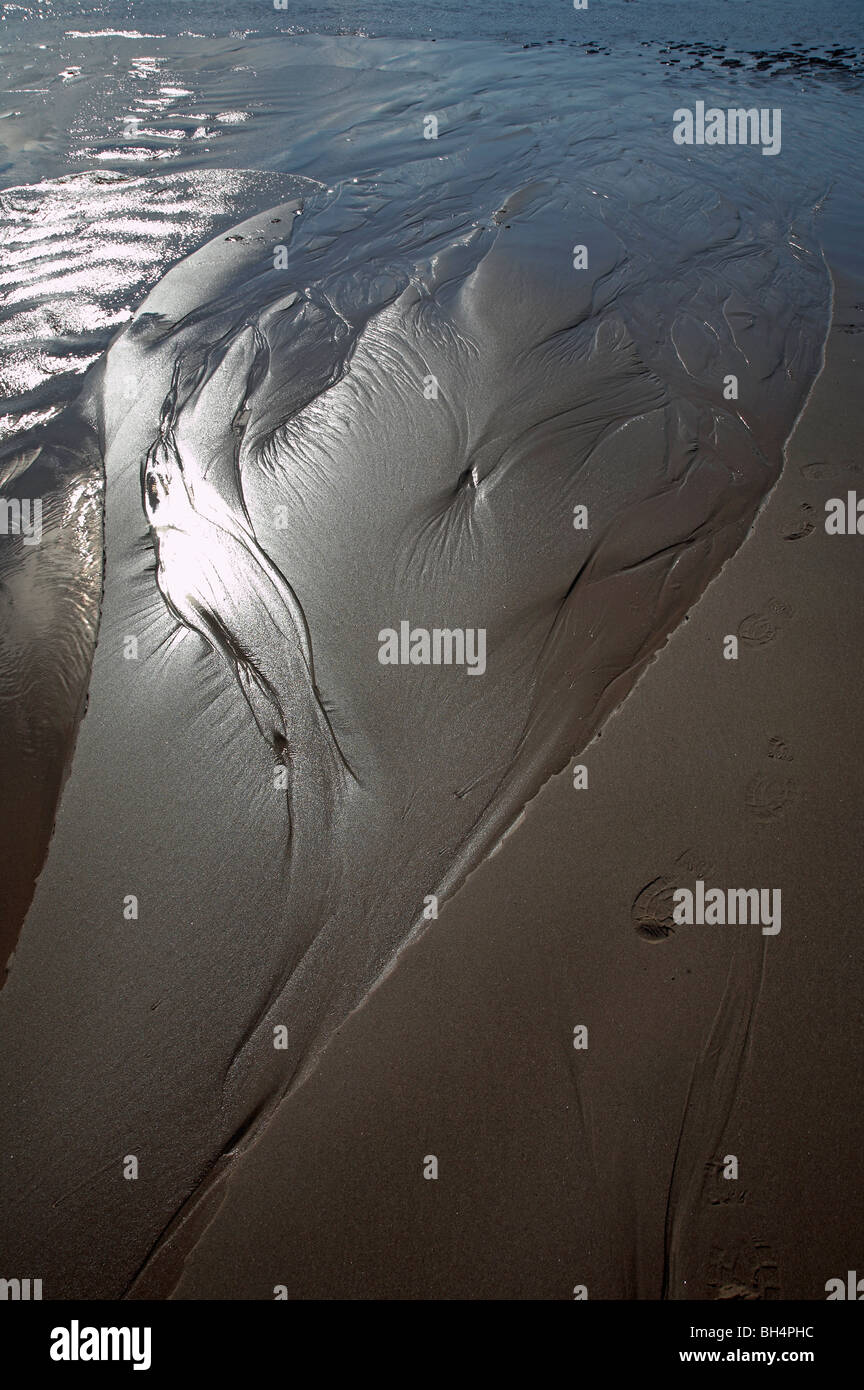 Tidal sand patterns hi-res stock photography and images - Alamy