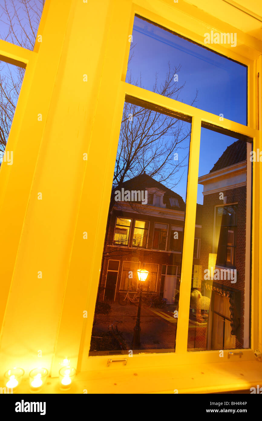 Interior of a house, mansion, inside, Leiden, evening, night, winter ...