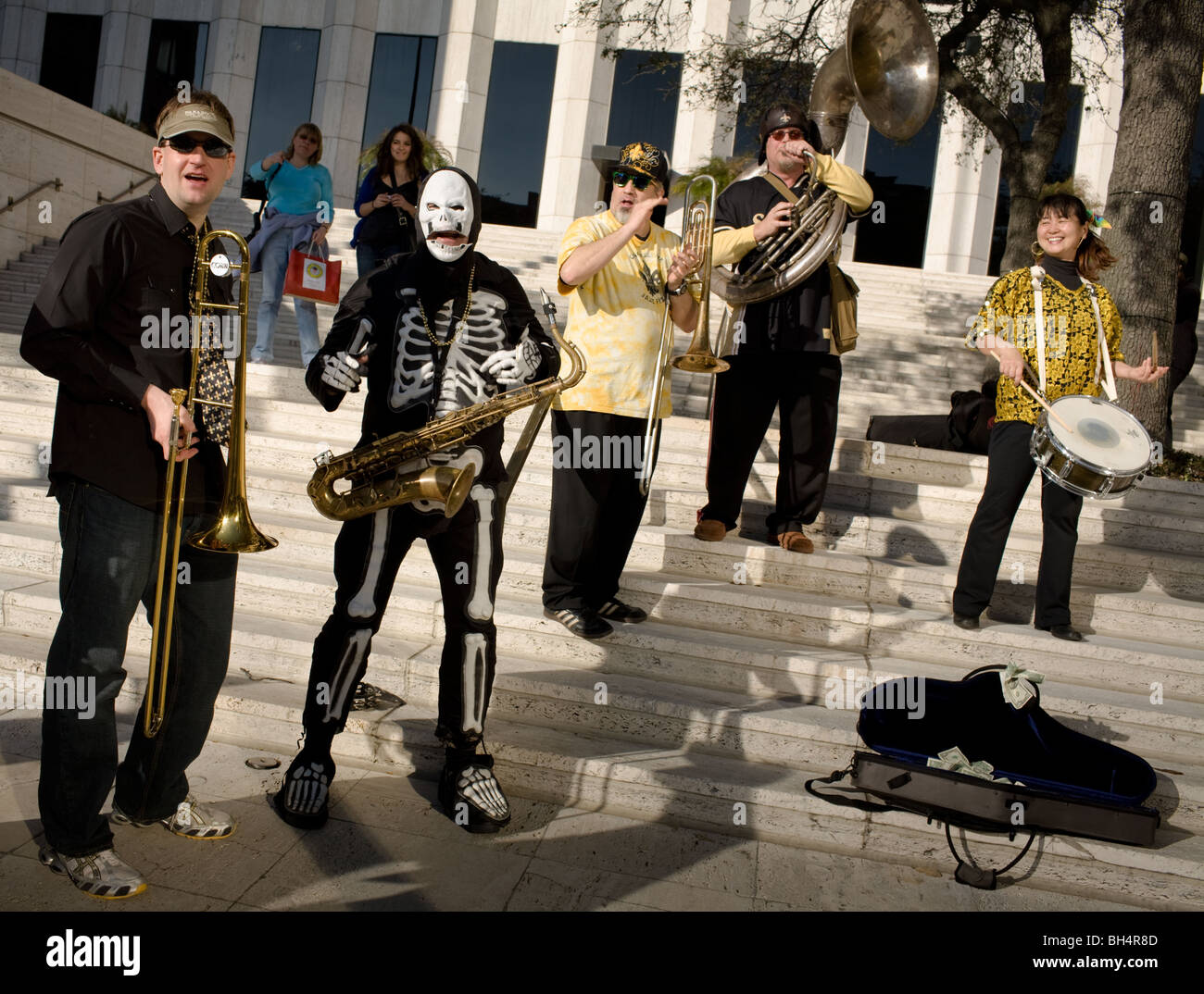 New Orleans Saints football fans tailgating before a playoff game Stock ...