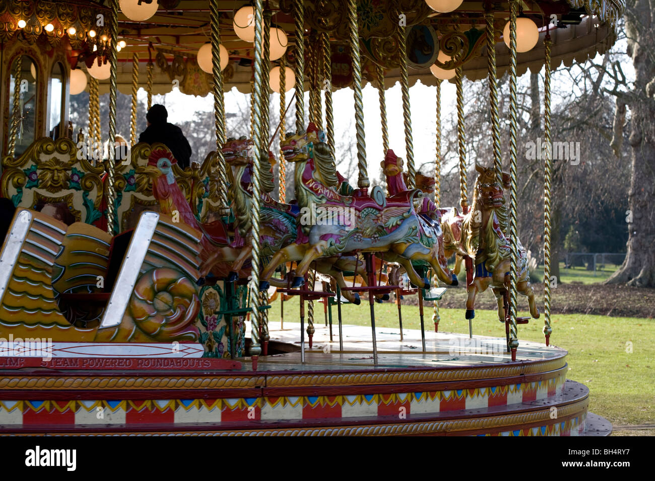 Merry-go-round, Kew Gardens, London, England, UK Stock Photo - Alamy