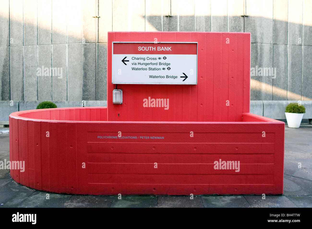Polychrome Elevations Artwork by Peter Newman at the South Bank outside ...