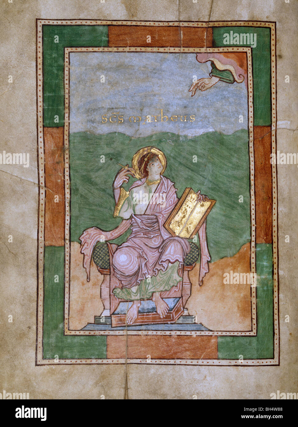 St matthew writing the gospel hi-res stock photography and images - Alamy