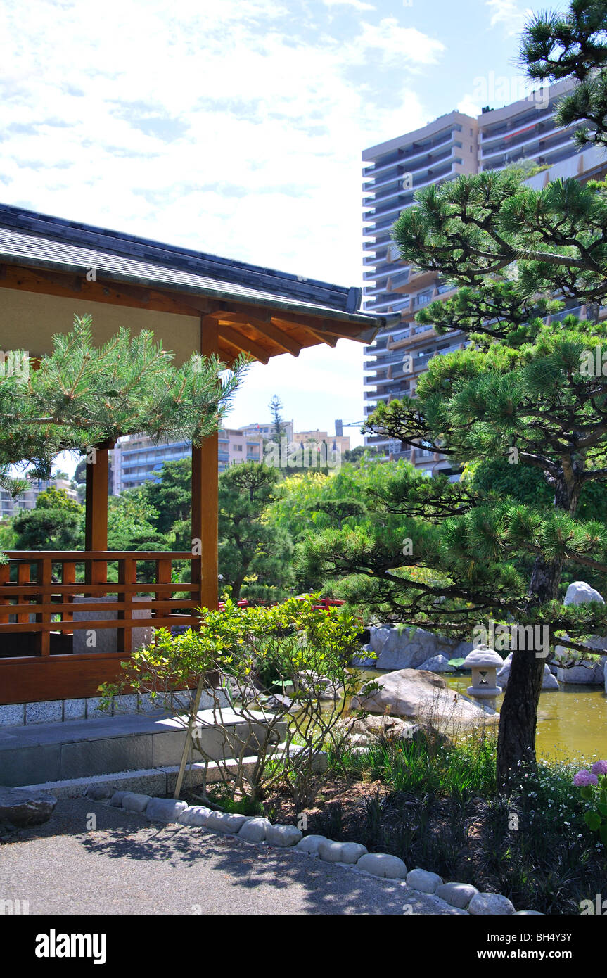 Japanese garden, Monaco Stock Photo - Alamy