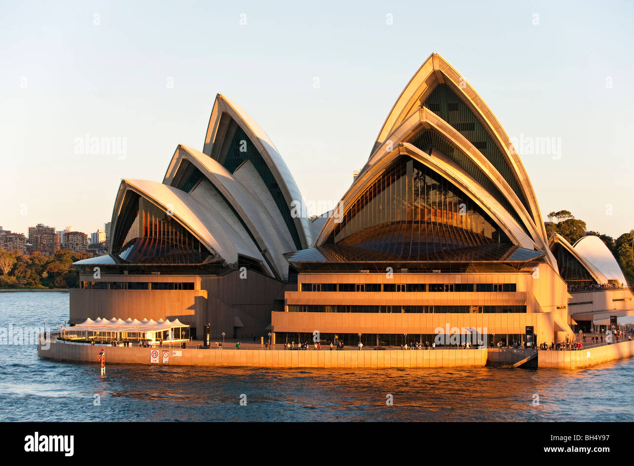 Sydney Opera House in late afternoon light, Bennelong Point, Sydney ...