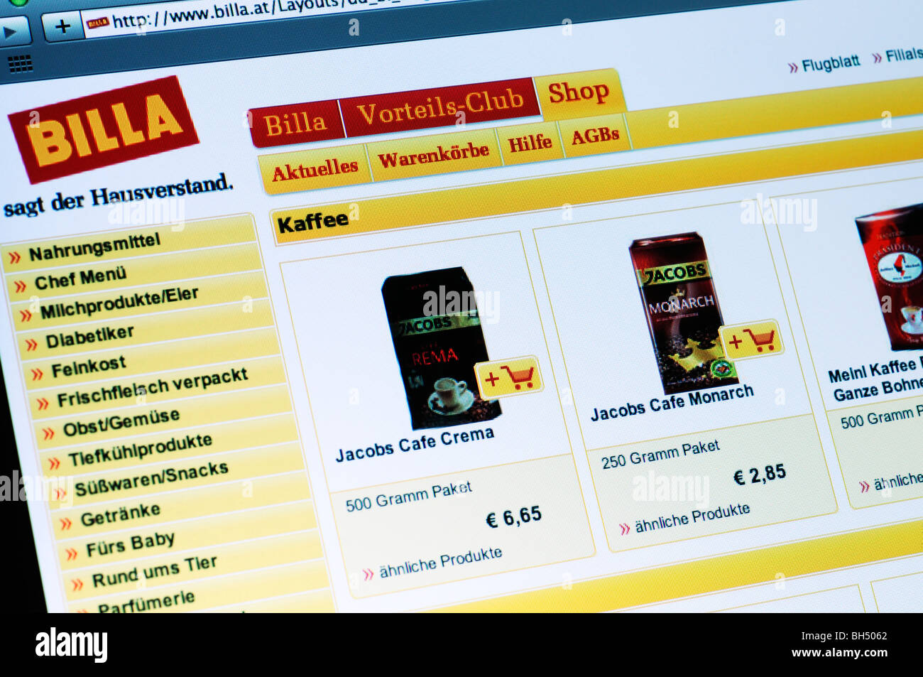 Supermarket billa hi-res stock photography and images - Alamy