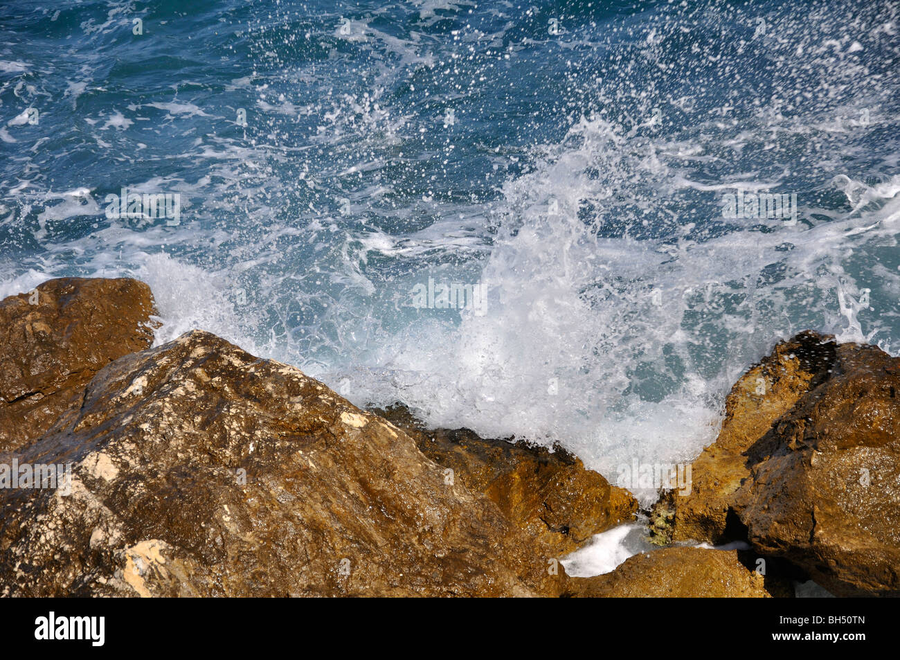 Sea and rocks Stock Photo - Alamy