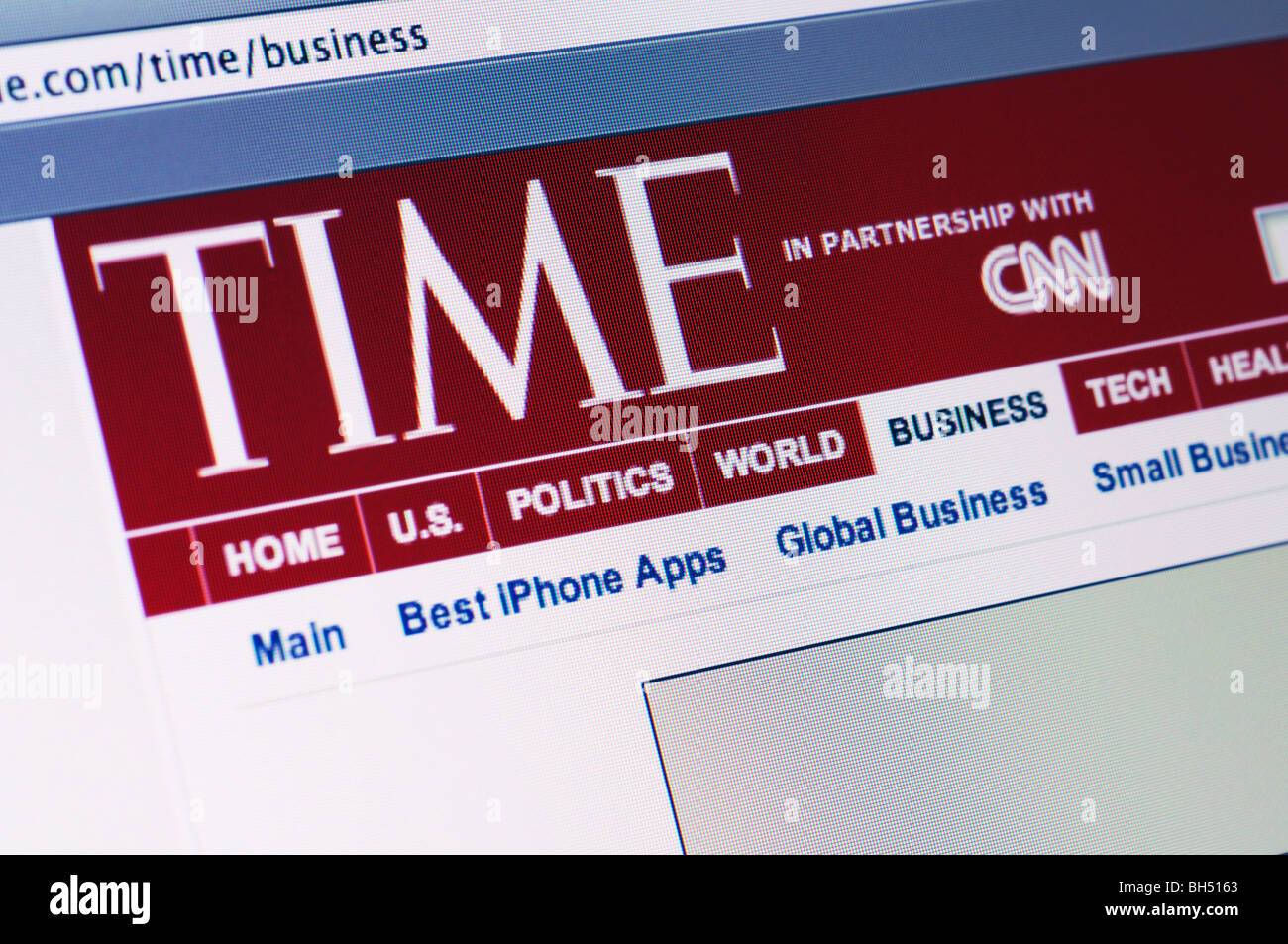 TIME magazine website Stock Photo - Alamy