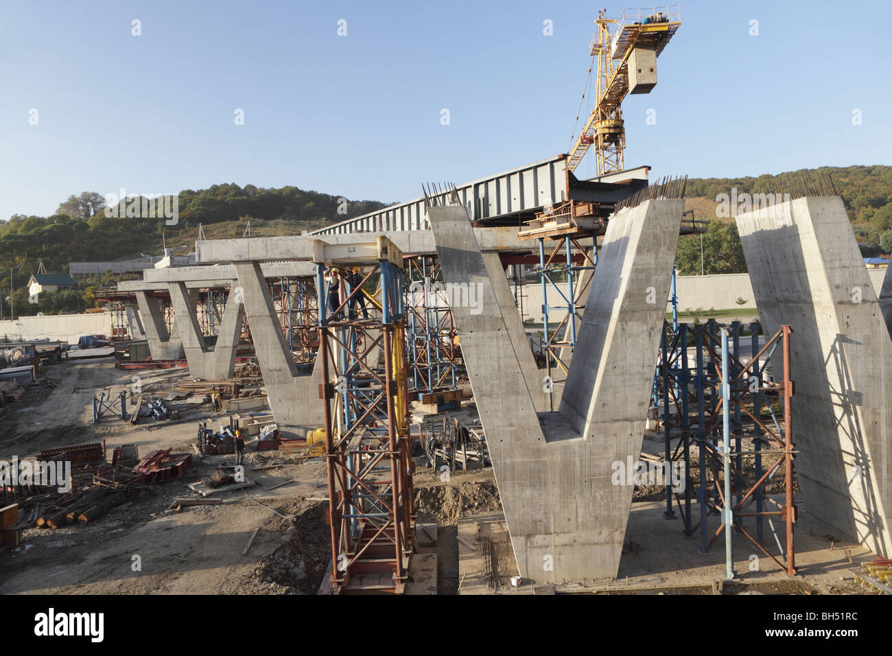 Construction flyover hi-res stock photography and images - Alamy