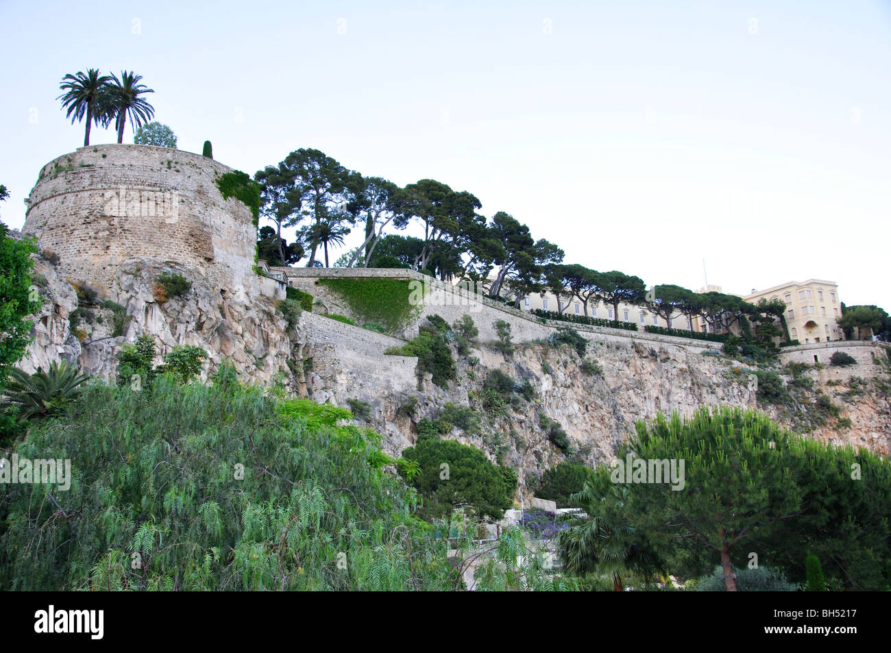 Fortress and Royal Palace, Monaco Stock Photo - Alamy