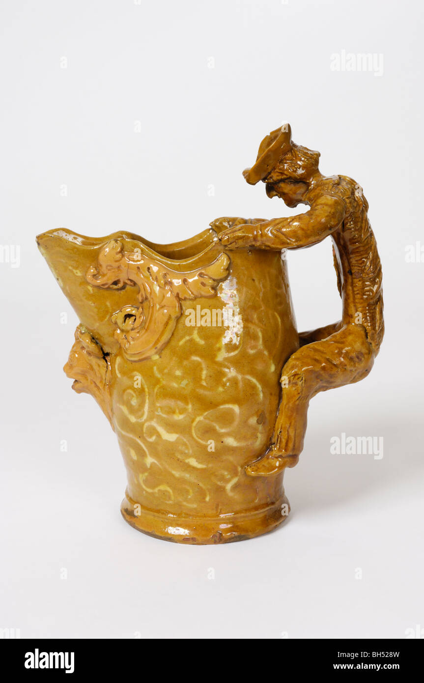 Antique Castle Hedingham jug made by the English potter Edward Bingham ...