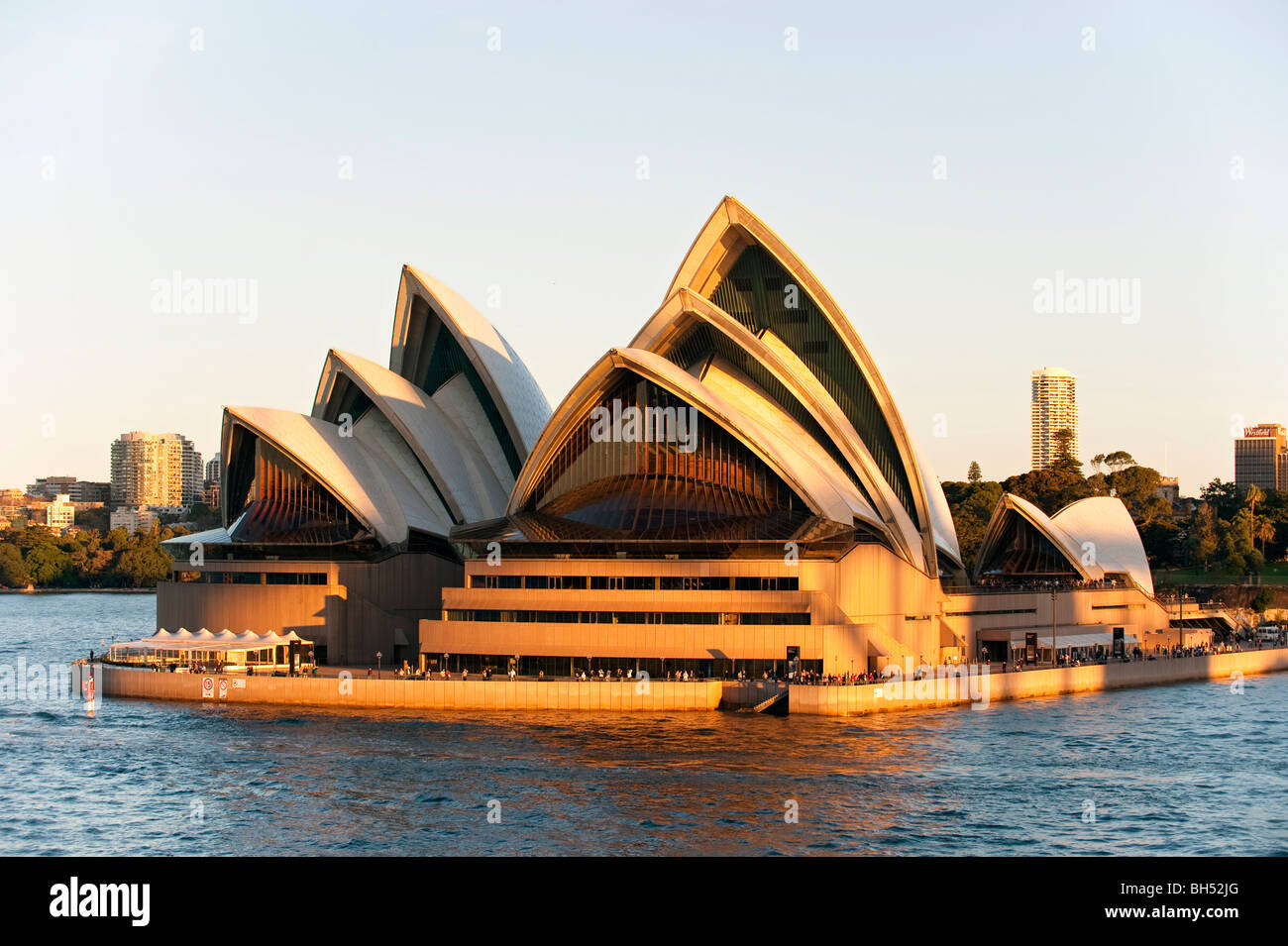 Sydney Opera House in late afternoon light, Bennelong Point, Sydney ...