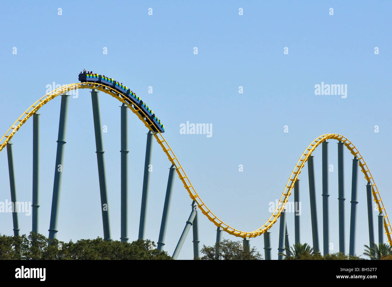 Rollercoaster Stock Photo - Alamy