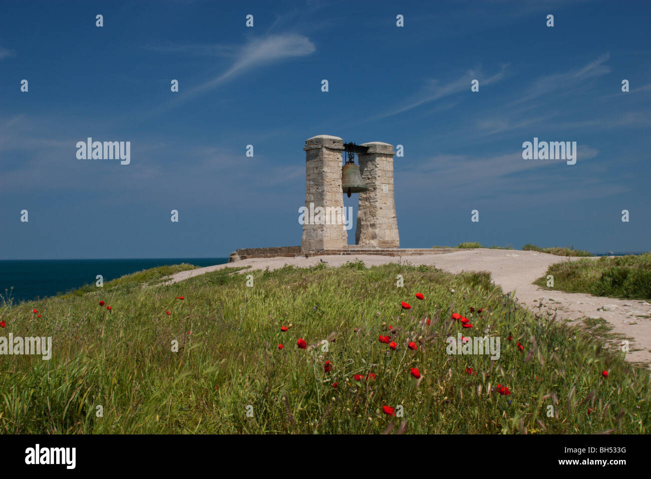 Bell of Tauric Chersonesos, Sevastopol, Crimea, Ukraine Stock Photo - Alamy