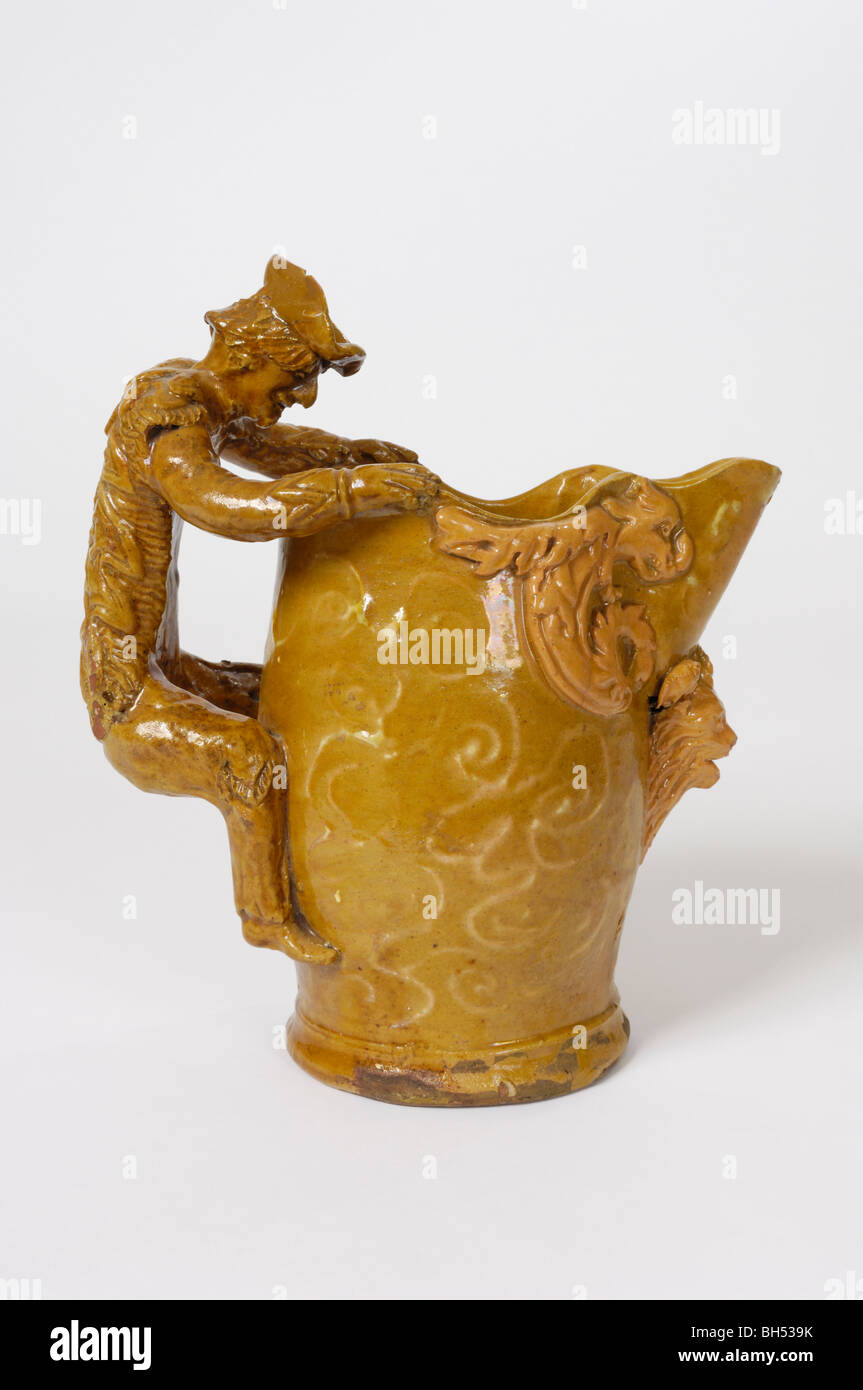 Antique Castle Hedingham jug made by the English potter Edward Bingham ...