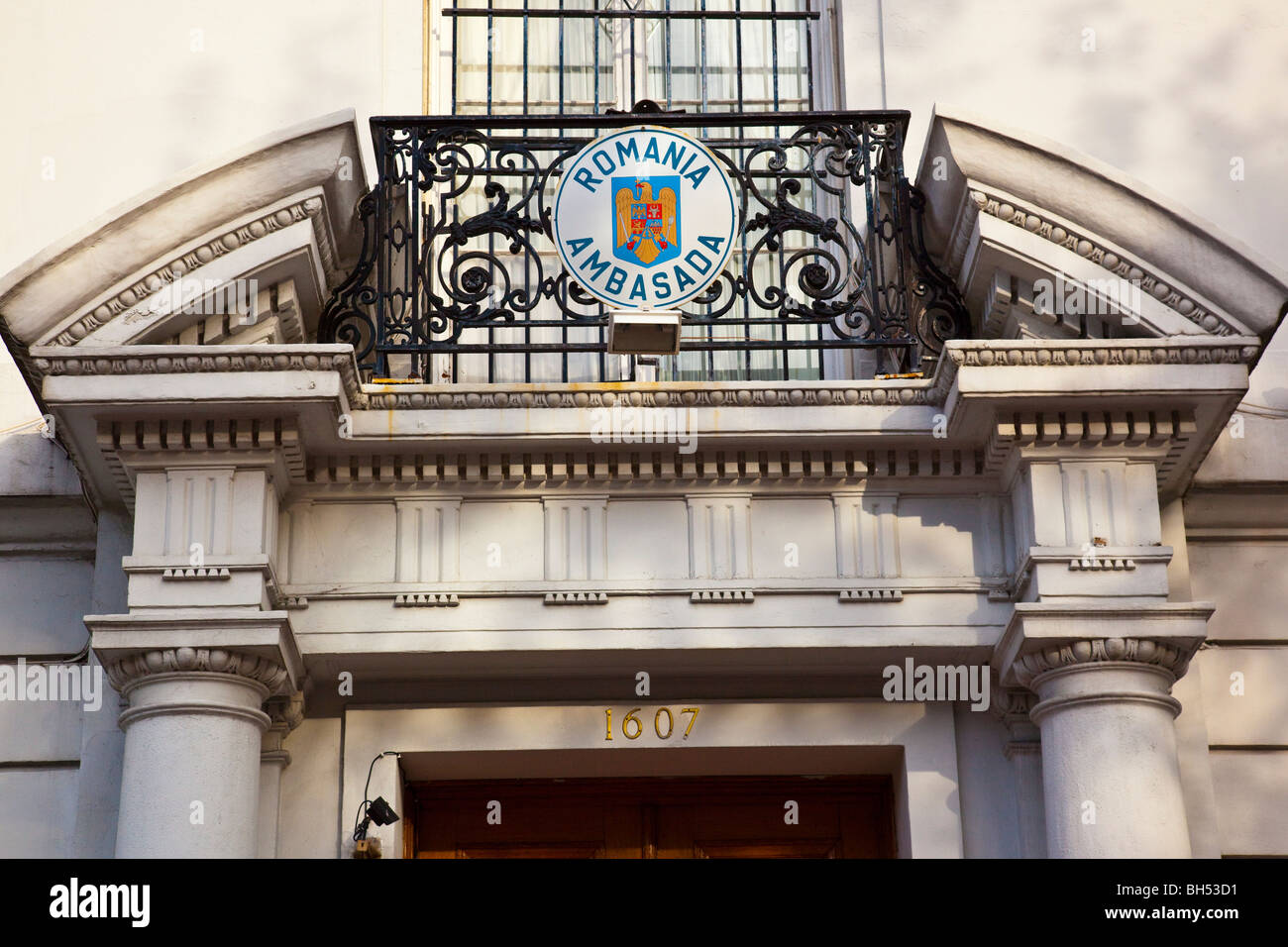Romanian Embassy in Washington DC Stock Photo - Alamy