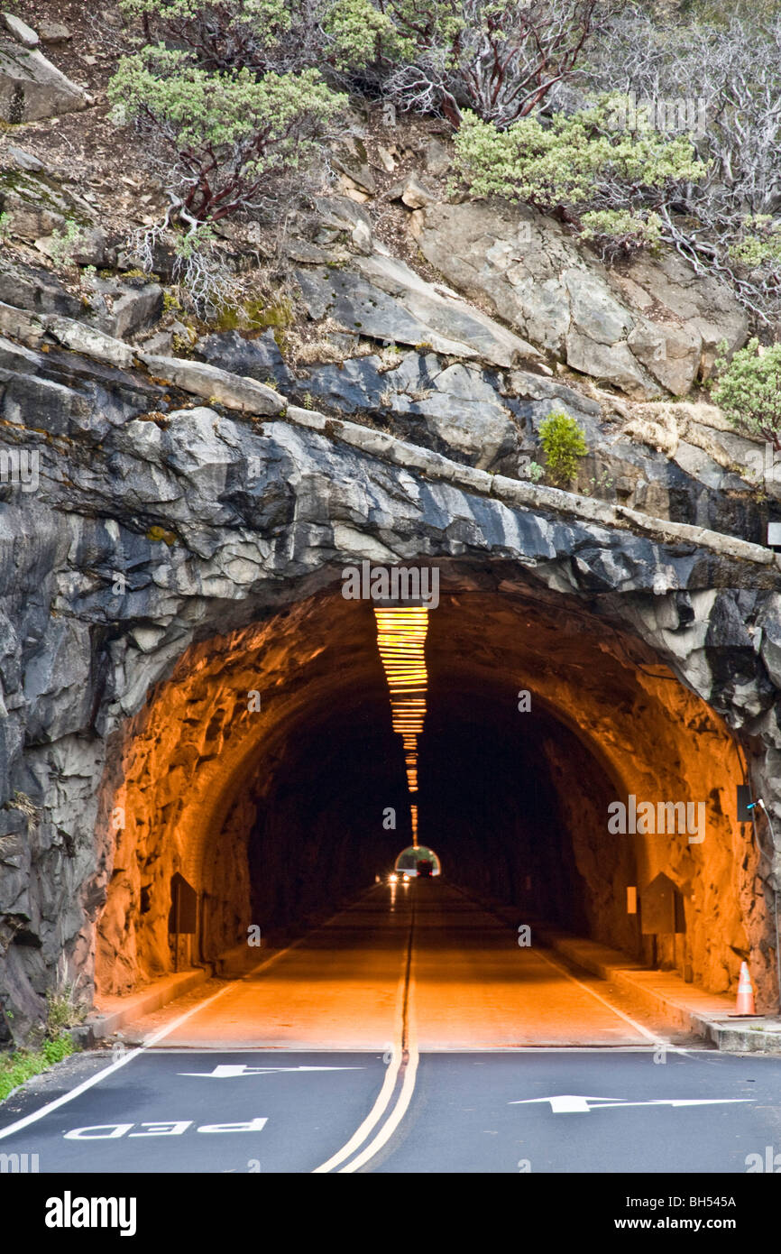 through the long tunnel in yosemite valley Stock Photo - Alamy