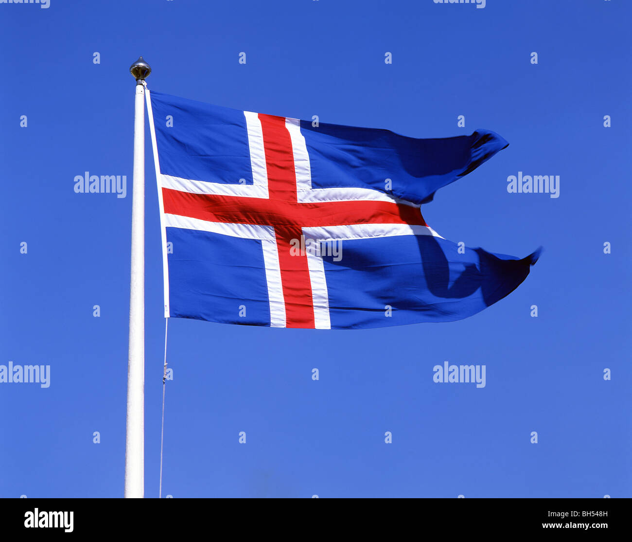 With flagpole and volcanic island hi-res stock photography and images ...
