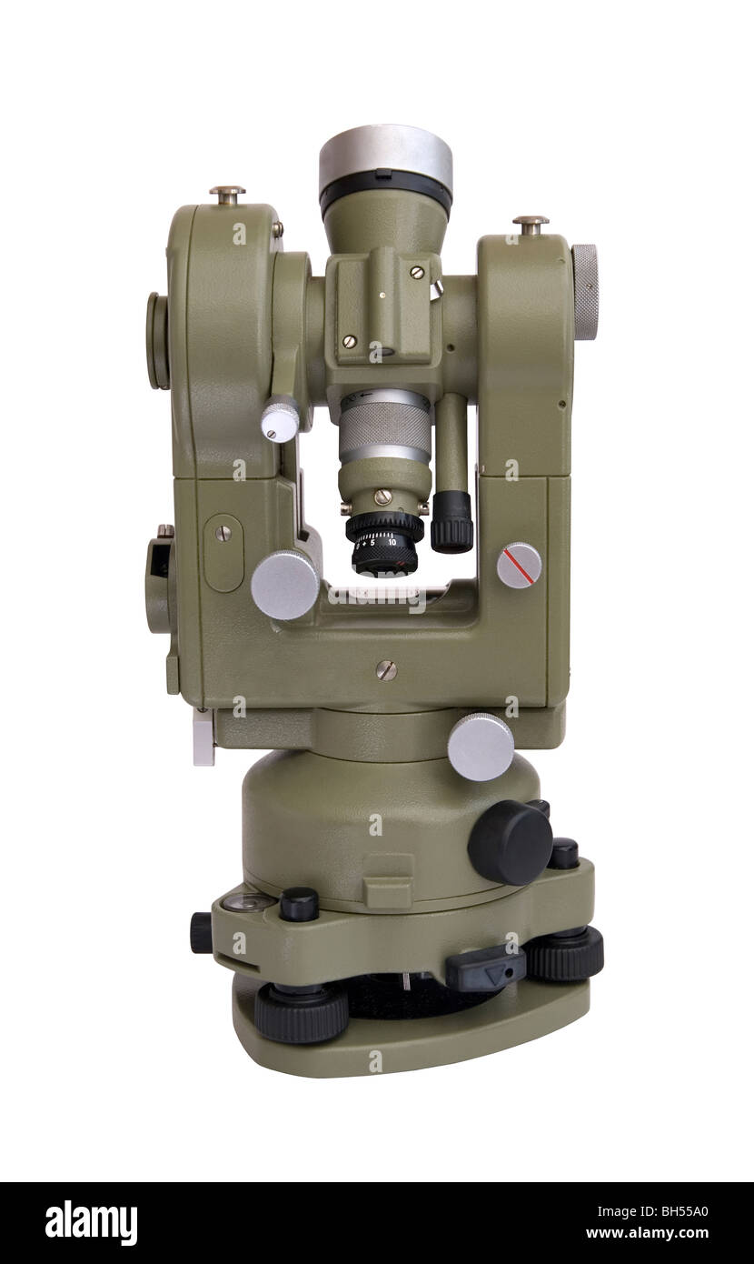 Theodolite surveyor Cut Out Stock Images & Pictures - Alamy