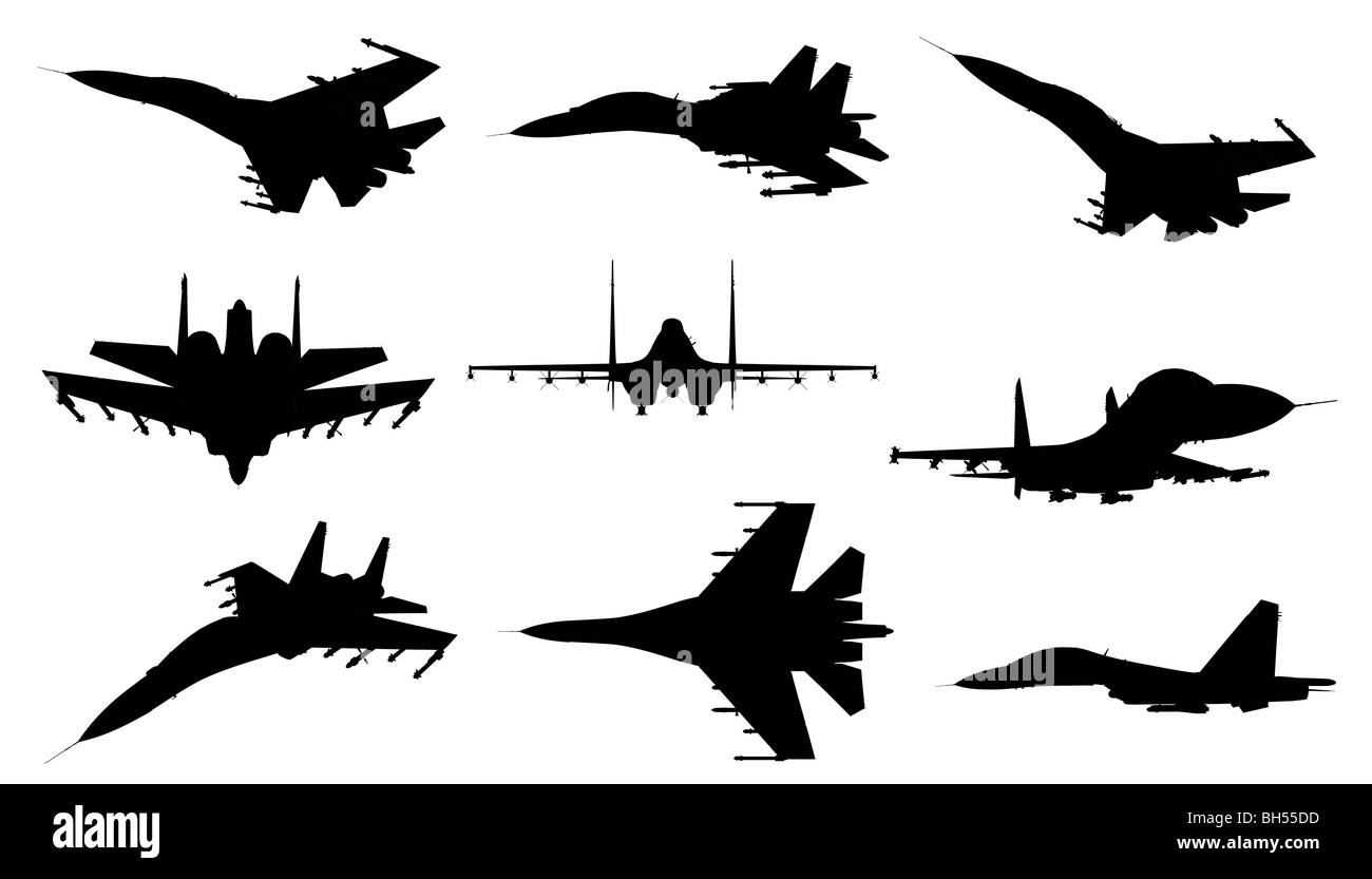 Military jet bomber airplane Black and White Stock Photos & Images - Alamy